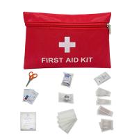China Portable First Aid Kit 20x13cm Nylon Emergency Bag with Gauze Bandage for Outdoor Camping Hiking Travel for sale