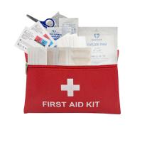 China Portable First Aid Kit 20x13cm Nylon Emergency Bag with Gauze Bandage for Outdoor Camping Hiking Travel for sale