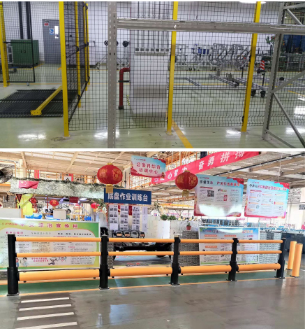 VOLVO Warehouse Storage Rack Flexible Anti Collision System