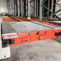 China Two Way Radio Shuttle Racking Pallet Runner Rack System Explosive Proof Warehouse for sale