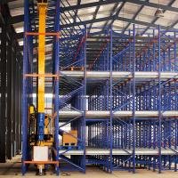 China Two Way Radio Shuttle Racking and Stacker Crane Floor Supported SRM Storage And Retrieval Machine ASRS Automatic Storage And Retrieval System for sale