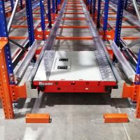 China A18: Radio Shuttle Rack Cart And Forklift (AGV) System Fully Automated Fifo Filo  System Radio Shuttle Racking System for sale