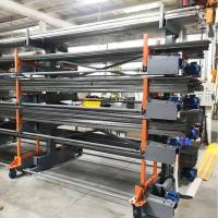 China B40 Electric Drive Telescopic Cantilever Rack Long Steel Pipe Cantilever Racking for sale