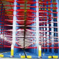 China Heavy Duty Storage Cantilever Rack Electric Mobile Cantilever Racking for Pipe Sheets Long Materials for sale