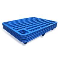 China A11: Round Corners Double Deck Steel Pallets For Warehouse Storage Metal Pallet for sale