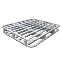 China A11: Round Corners Double Deck Steel Pallets For Warehouse Storage Metal Pallet for sale
