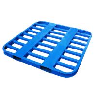China A11: Round Corners Double Deck Steel Pallets For Warehouse Storage Metal Pallet for sale
