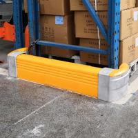 China B27 Kerb Curved Barriers Rack End Guard  Racking upright Protector safety barrier Anti-Collision Guardrails for sale