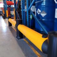China B21 Rackend Anti-Collision Guardrails Warehouse Safety Barrier Traffic Guardrails Rack protectors for sale