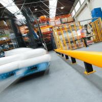 China A02: MM Anti-Collision Guardrails Warehouse Safety Barrier Traffic Guardrails for sale