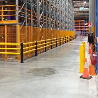 China B44： LA Anti-Collision Guardrails Warehouse Safety Barrier Traffic Guardrails for sale