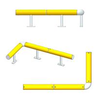 China A09: SA Anti-Collision Guardrails Warehouse Safety Barrier Traffic Guardrails for sale