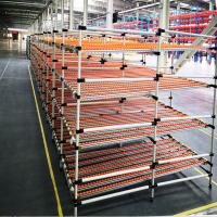 China Aluminum Alloy Lean Pipe Carton Flow Rack for sale