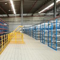 China A25: Mezzanine Racking Supported By Carton Flow Rack,Multi-Tier Rack,Warehouse Storage Rack for sale