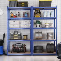 China Light Duty Shelving Angel Iron Rack Carton Box Storage Racking Long Span Rack Warehouse Storage Rack for sale