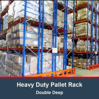 China Double Depth Heavy Duty Pallet Rack Selective Pallet Rack Beam Racking for sale