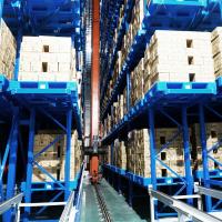 China Cold Storage Warehouse Pallet Stacker Crane ASRS Logistics Center Automatic Storage And Retrieval System for sale
