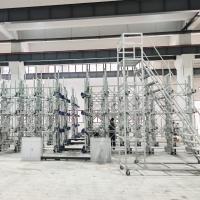 China B40 Electric Drive Telescopic Cantilever Rack Long Steel Pipe Cantilever Racking for sale