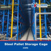 China Steel Pallet Storage Cage Box For Asrs for sale