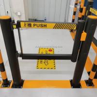 China Pedestrian Guardrail Swing Gate Swinging Door Warehouse Safety Barrier Traffic Guardrails for sale