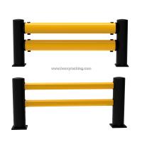 China Double Rail Fence  Warehouse Safety Barrier Traffic Guardrails for sale