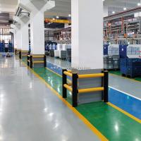 China Double Rail Fence  Warehouse Safety Barrier Traffic Guardrails for sale
