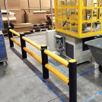 China Double Rail Fence  Warehouse Safety Barrier Traffic Guardrails for sale