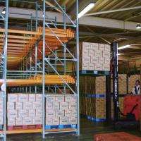 China A26: Push Back Pallet Racking Warehouse Storage Rack for sale