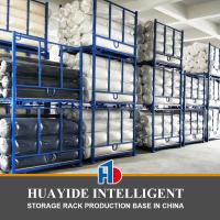 China A19: Foldable Stacking rack Demountable Stacking rack for Canvas Textile Rolls Fabric Stackable Rack for sale