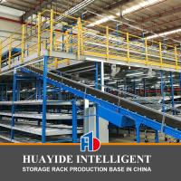 China A25: Mezzanine Racking Supported By Carton Flow Rack,Multi-Tier Rack,Warehouse Storage Rack for sale