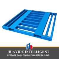 China A08: Double Deck Steel Pallet For Warehouse Storage Right Corners Metal Pallet for sale