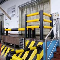 China Warehouse platform Protector Anti-Collision Safety Barrier Guardrails Sliding Door for sale