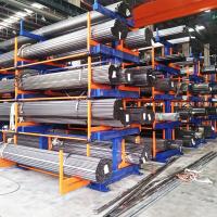 China A30 Electric Telescopic Cantilever Rack For Pipe Storage  Roll Out Cantilever Racking for sale