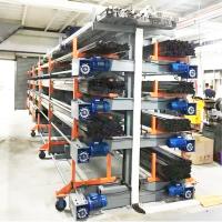 China A30 Electric Telescopic Cantilever Rack For Pipe Storage  Roll Out Cantilever Racking for sale