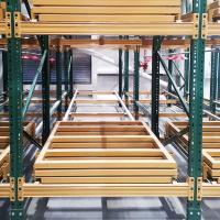 China B22 Push Back Racking Warehouse Storage Push Back Pallet Rack Heavy Duty Rack for sale