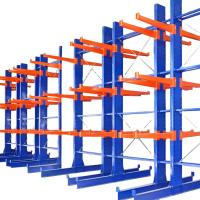 China B23 Industrial Heavy Duty Warehouse Single or Double-Sided Cantilever Racking for Pipe Storage for sale