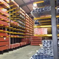 China B23 Industrial Heavy Duty Warehouse Single or Double-Sided Cantilever Racking for Pipe Storage for sale