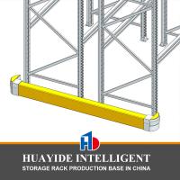 China B27 Kerb Curved Barriers Rack End Guard  Racking upright Protector safety barrier Anti-Collision Guardrails for sale