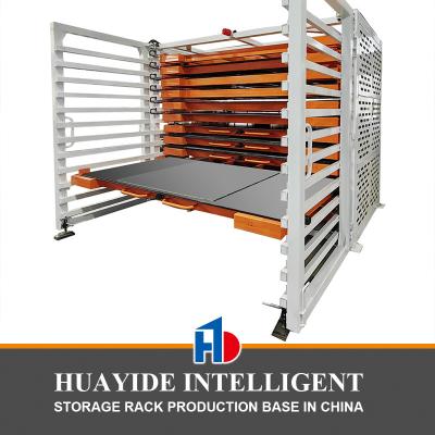 China B29 Hand-0perated Sheet Metal Storage Rack Sheet Drawer Roll-out Rack for Plate Storage for sale