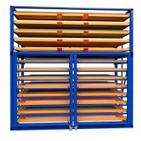 China B29 Hand-0perated Sheet Metal Storage Rack Sheet Drawer Roll-out Rack for Plate Storage for sale