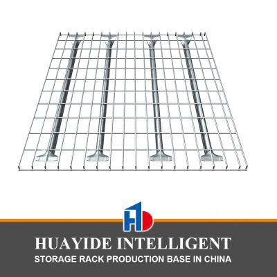 China B33 Warehouse Standard Size Flare Waterfall Welded Galvanized Steel Metal Storage Wire Mesh Decking for Pallet Racking for sale