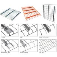 China B33 Warehouse Standard Size Flare Waterfall Welded Galvanized Steel Metal Storage Wire Mesh Decking for Pallet Racking for sale