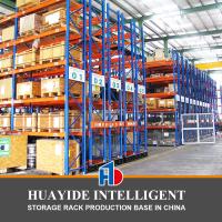 China B36 Intelligent Warehouse Storage System Electric Mobile Pallet Racking Electric Movable Rack System for Cold Room Storage for sale
