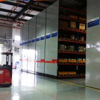 China B36 Intelligent Warehouse Storage System Electric Mobile Pallet Racking Electric Movable Rack System for Cold Room Storage for sale