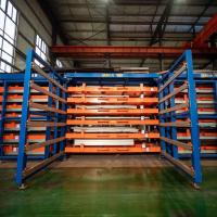 China Roll Out Metal Structure Rack Heavy Duty Manual Horizontal Sheet Metal Storage Rack Industrial Use for sale