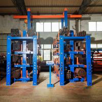 China Pipe Telescopic Cantilever Shelf Metal Sheet Warehouse Storage Rack Telescopic Cantilever Shelves Long Materials for sale