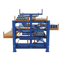 China Pipe Telescopic Cantilever Shelf Metal Sheet Warehouse Storage Rack Telescopic Cantilever Shelves Long Materials for sale