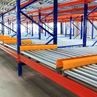 China B43 Warehouse Storage Gravity Pallet Racking System Carton Flow Roller Rack  Live Pallet Rack for sale