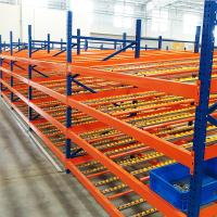 China B47: Warehouse Flow Rack for Carton Storage Box Flow Gravity Storage Roller Racking Carton Flow Racking for sale