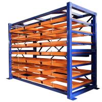 China B51：Roll Out Sheet Metal Rack Industrial Sheet Metal Rack Electric Telescoping Cantilever Rack for sale
